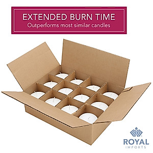 Royal Imports Floating Candles, Unscented Dripless Wax Discs, for Centerpieces, Wedding, Party, Holiday, Made in USA (Pack of 24, White, 3 Inch)