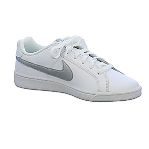 Nike Womens Court Royale Leather Low Top Lace Up Fashion White Size 8.5