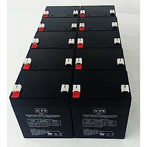 SPS 12v 5Ah APC SMX3000RMLV2UNC UPS Replacement Battery Brand (10 Pack)