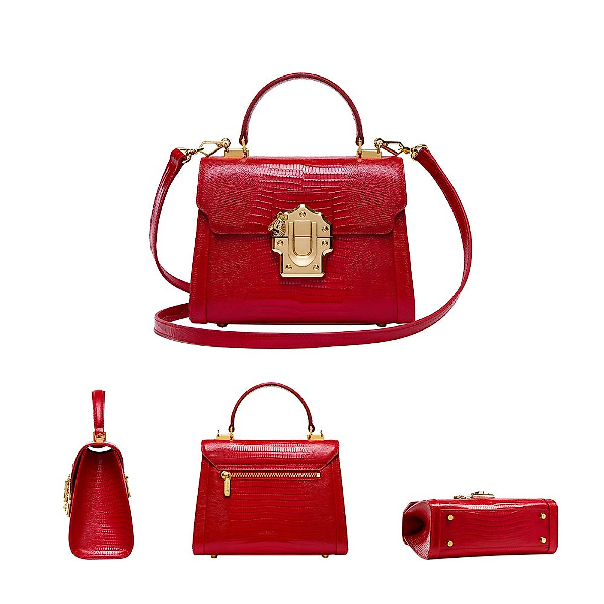 Leather Purses For Women With Drawstring Closure - Crossbody Purses For Women Adjustable Strap Shoulder Purse Hobo Bags (Red)