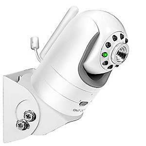 Baby Monitor Wall Mount for Infant Optics DXR-8,Adjustable Angle Mounting Brackets for Motorola,Babysense,HelloBaby and Most Universal Monitors Camera,Aluminum Alloy Material(White)