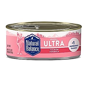 Natural Balance Ultra Premium Wet Cat Food 24 Cans, Protein Options Include Chicken, Salmon or Ocean Fish