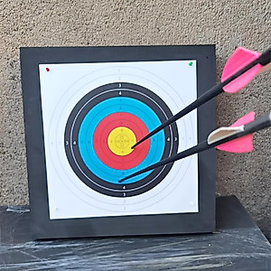 - QI HUO JU - Archery Target for Backyard Adult Portable EVA Foam Bow Targets High-Density Arrow Practice Target for Youth Indoor Outdoor Shooting (EVA Target)