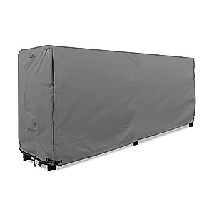 KHOMO GEAR - Firewood Rack Cover 8 foot - Heavy Duty - Black