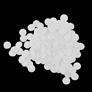 11mm/0.43" Screw Caps White Covers Self-Tapping Waterproof Screw Cap Cover for Phillips Screws Plastic White (200 Pcs)