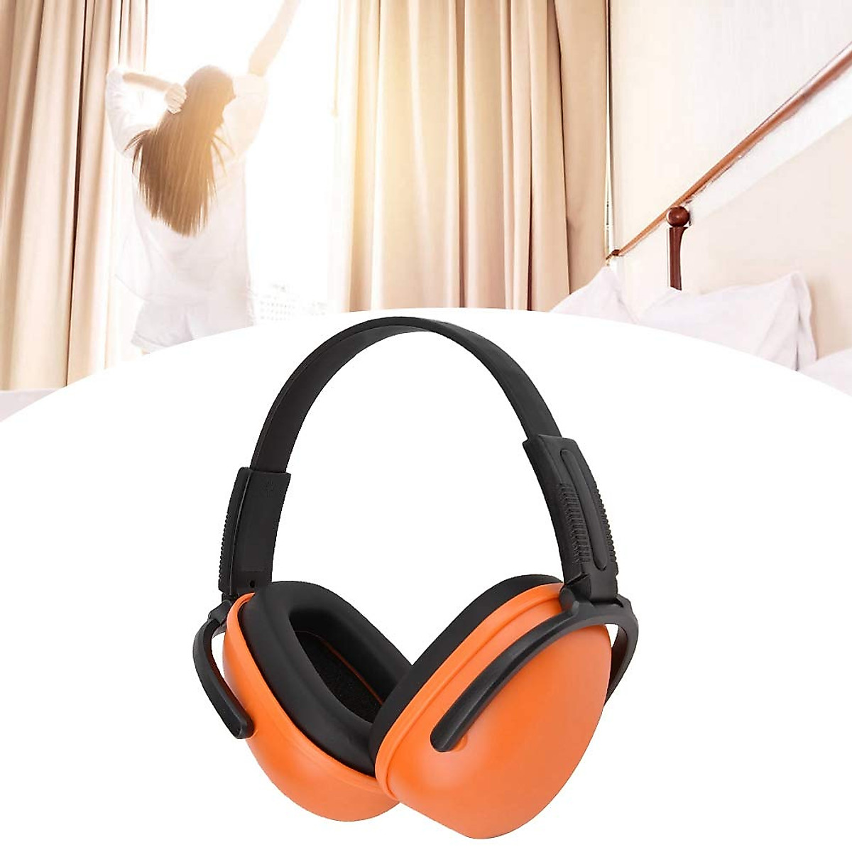 Plastic 23dB Ear Defenders, Soundproof Earmuffs, for Sleeping Air Travel Working Industrial