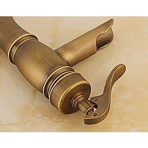 Kitchen Taps Basin Faucets Waterfall Bathroom Faucet Single Handle Basin Mixer Tap Bath Antique Faucet Brass Sink Water