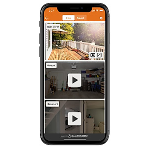 Alarm.com ADC-V724 1080p Outdoor Wi-Fi Camera with HDR and Two-Way Audio, 1/3-Inch Image Sensor, Up to 1920x1080 Live Resolution Options, Microphone and Speaker, High Dynamic Range (HDR)