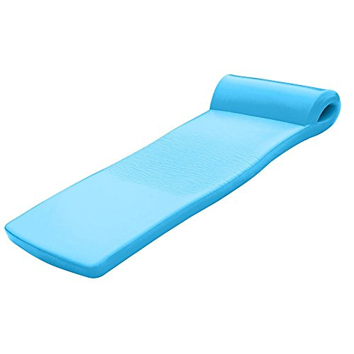 Texas Recreation Ultimate Swimming Foam Pool Floating Mattress, Marina Blue, 2.25” Thick
