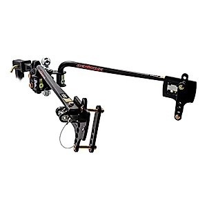 Camco Eaz-Lift ReCurve R3 1,200lb Weight Distribution Hitch | Features 1,400lb Max Tongue Weight Rating, 2-5/16-inch Ball has a 15,000lb Max Rating, and Adjustable Sway Control | (48753)