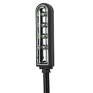 JXRYWF 22" inch XLR 4 Pin LED Light Studio Lamp XLR gooseneck lamp for DJ Mixer XLR 4PIN Connect Port（XLR 4Pin Port）