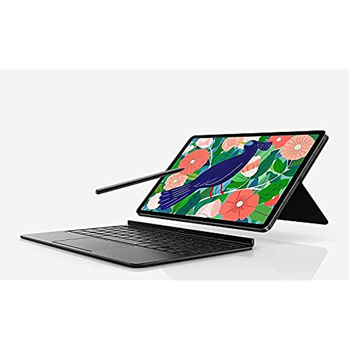 Tab S7 / S7+ S Pen Replacement Stylus Pen for Samsung Galaxy Tab S7 / S7 Plus/ S7 FE (EJ-PT870) + Tips/Nibs (Without Bluetooth)( Black)