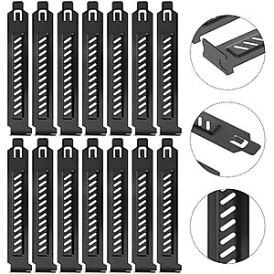 KOMBIUDA Pc Case RGB Computer Case 20pcs pci Vented Blank I Steel Cover Back Deflector Slot Ventilation L Stainless Plate Case Accessory Blanking Computer Bracket Chassis Computer Pc Case