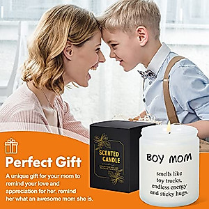 Gifts for Mom, Birthday Gifts for Mom from Daughters or Son, Funny Christmas Gifts for Mom Who Have Everything, Mother's Day Gifts, Christmas Present, Lavender Scented Candles(9oz,White)