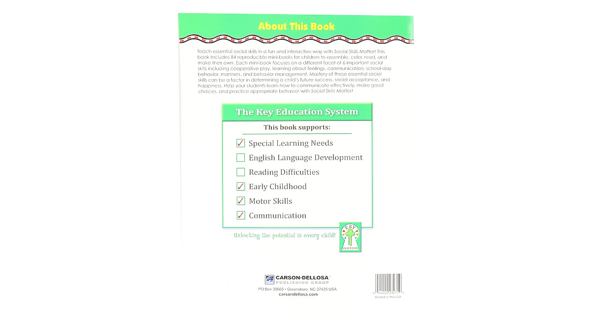 Social Skills Matter! Resource Book for Grades PK-2 | Engage Young Learners