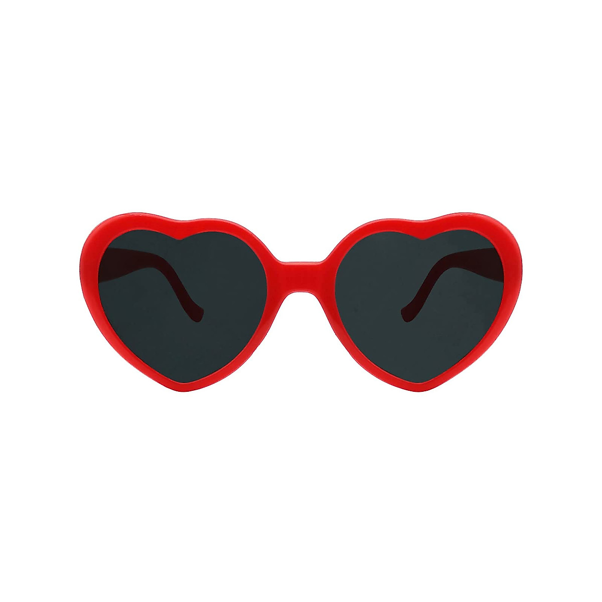 MIDEJACY Heart Shaped Sunglasses For Women,Trendy Heart Glasses Cute Retro Sun Glasses Taylor Cupid Party