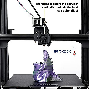 Silk Magic PLA Purple-Yellow +Shiny Silk Multicolor Rainbow PLA Glod-Yellow, 2 Pcs