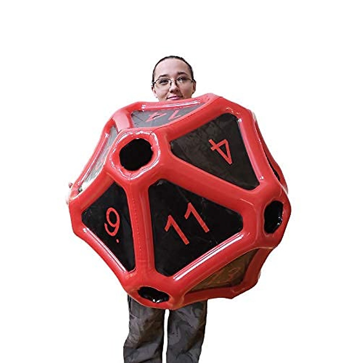 Black Bazaar Large D20 Dice Inflatable Extra Large Giant Gaming DND Tabletop RPG Roleplaying Dungeons and Dragons