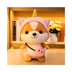 Squirrel Unicorn Plush Toy, Cute Plush Stuffed Animal Toy Doll, Suitable for Christmas and Birthday Gifts for Girls and Boys 10 inches