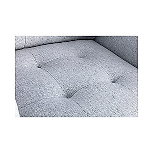 Lilola Home Victoria Love Seats, Light Gray