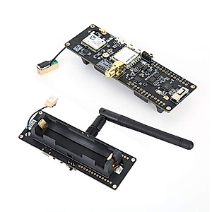 ASHATA ESP32 915Mhz WiFi GPS Module, TTGO T-Beam Development Board, 4MB Flash, Bluetooth, NEO-6M Global Positioning System