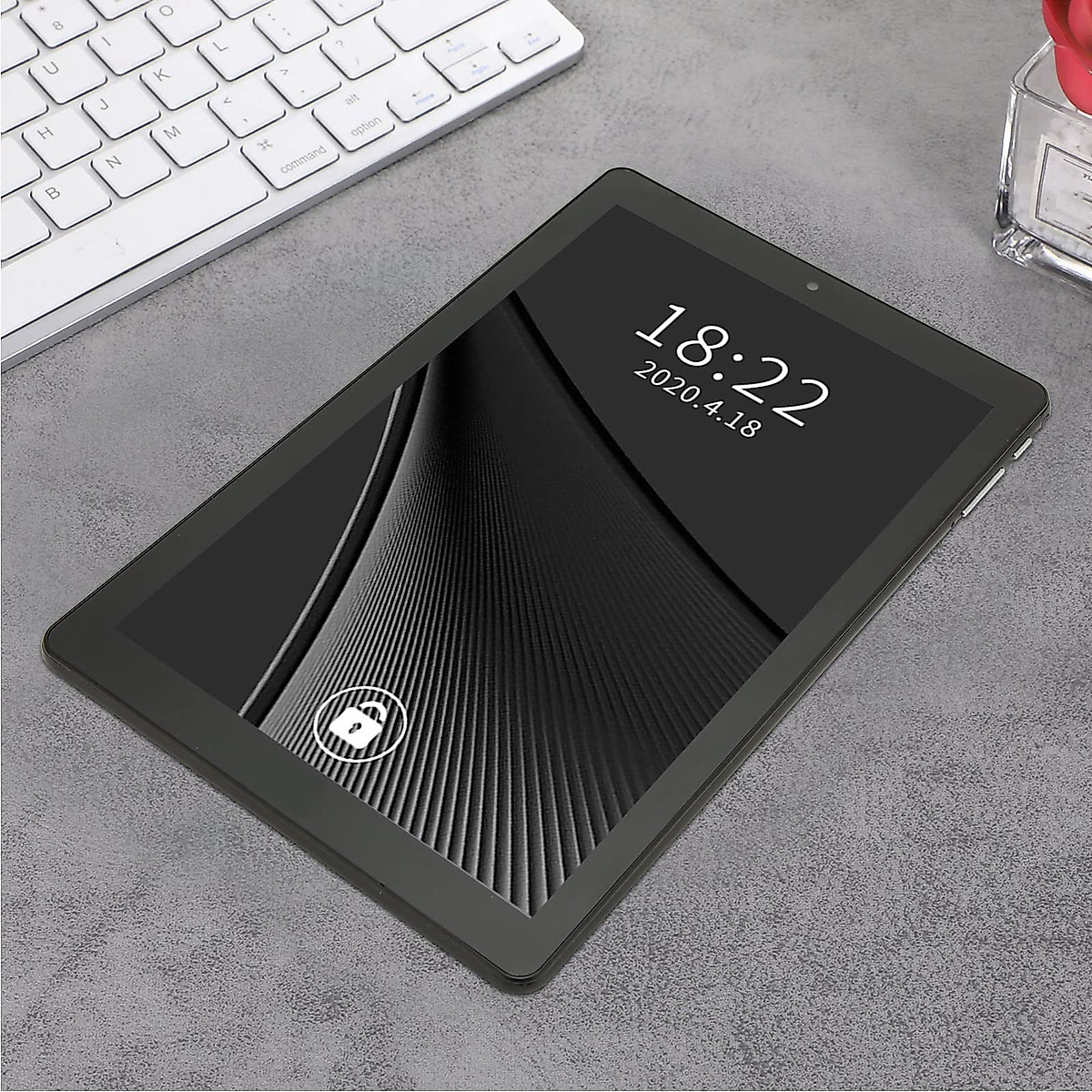 10 Inch Tablet, 2.0Ghz 8 Core Processor, 64Gb 3Gb 6000Mah, IPS Screen 3G Network 5G WiFi, Three Card Slots Android 11, HD Tablet PC Black Suitable for Study(USA)