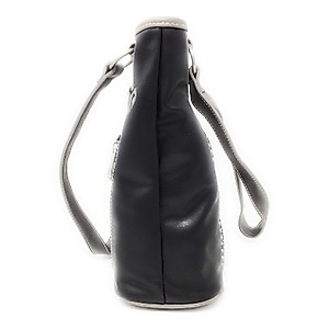 Concealed Carry Hobo Double Flat Strap Purse Southwest Cowhide & Matching Wallet (Black)