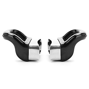 2Pcs Pot Short Side Handles Sauce Pot Panhandle Cooker Steamer Holder Handle Replacement Handgrip for Metal Pressure Pan Black Type A One Size