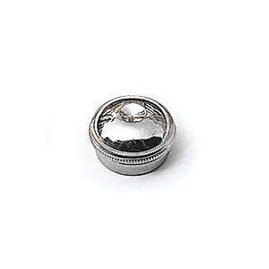 Jiayouy Silver Plated Flute Head Crown Headjoint Screw Cap Flute Repair Parts Instrument Accessory