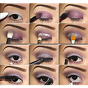 Cosmetics Eye shadow Color Makeup Pro Glitter Eyeshadow Palette 6 Colors