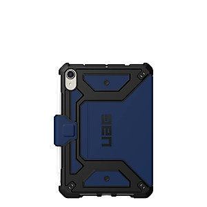 URBAN ARMOR GEAR UAG Designed for iPad Mini Case (6th Gen, 2021) Rugged Smooth Exterior Material Heavy Duty Multi-Angle Viewing Folio Stand with Pencil Holder Metropolis SE Protective Cover, Mallard