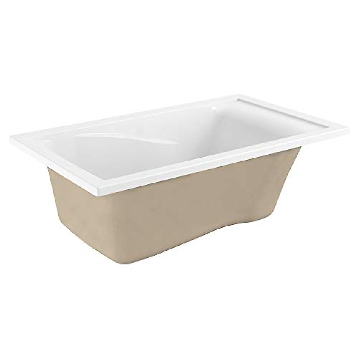 American Standard 2422V002.011 Evolution 5 ft. x 32 in. Deep Soaking Tub with Reversible Drain, Arctic