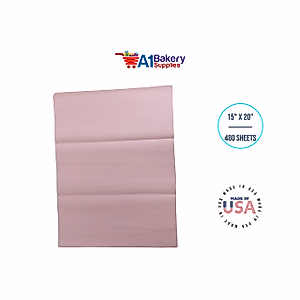 Bulk Blush Tissue Paper 15 inch X 20 inch 480 Sheets Premium Quality Gift wrap Tissue Paper A1 bakery supplies