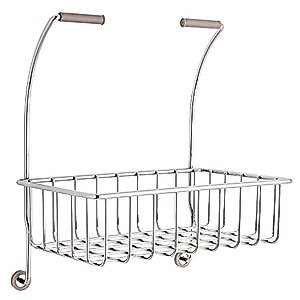 Franklin Brass 193105-CHR Over-the-Toilet Paper Holder Hanging Convenience Basket Holder Shelf for Cell Mobile Phone Holder and Wipes, Polished Chrome