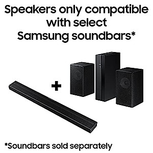 SAMSUNG 9100S Rear Speaker Kit - Wireless (SWA-9100S, 2021 Model)