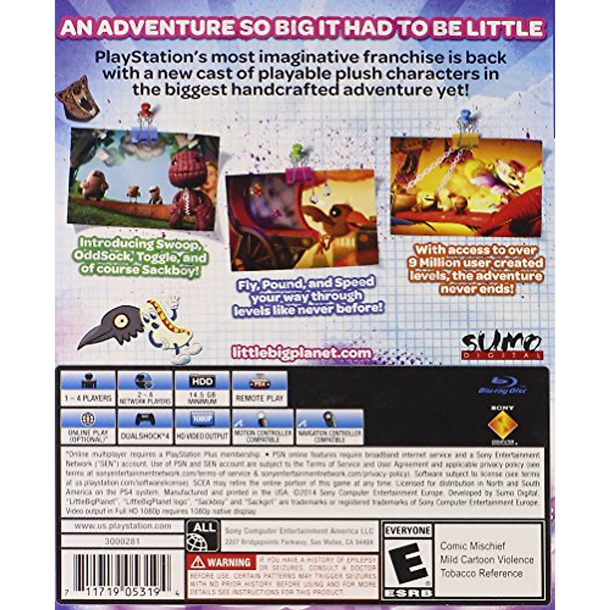 Little Big Planet 3 - PlayStation 4