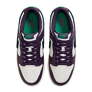 Nike Men's Dunk Low Retro Chenille Swoosh Sail/Grand Purple (DQ7683 100) - 9