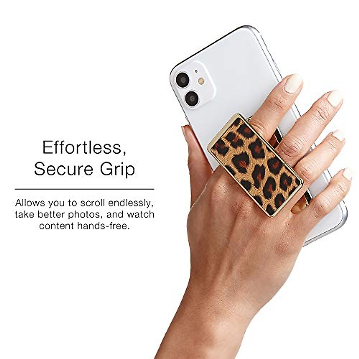 HANDL New York HANDLstick Cheetah Grip and Stand for Smartphone