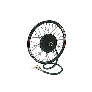 NBPOWER Programmable TFT Color Display Ebike 72v 5kw Rear Wheel Electric Bicycle Motor Kit 72V 5000W Electric Bike Conversion Kit (24inch)