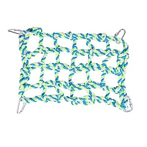 UEETEK Rat Ferret Climbing Rope Net Pet Bed Small Animal Activity Toy for Hamster Parrot