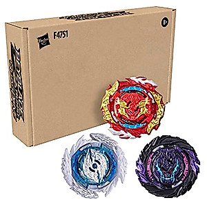 Beyblade Burst QuadDrive Sonic Warp 3-Pack with 3 Spinning Tops, Battling Game Top Toys for Kids Ages 8 and Up