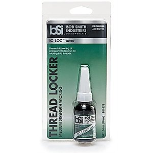 Bob Smith Industries BSI-175 Green IC-LOC Medium Strength Wicking Thread Locker, 0.34 fl. oz.