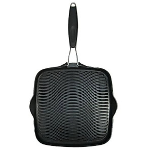 Starfrit Grill Pan, 10"x10", w/Foldable Handle 030036-006-SPEC
