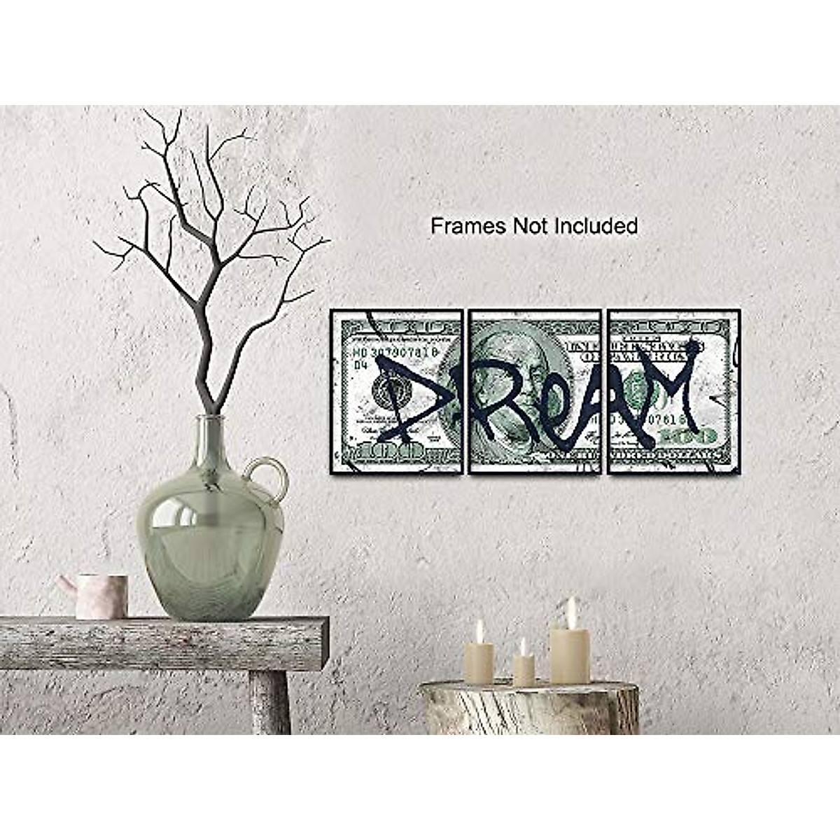 Motivational Wall Art - 8x10 Motivational Posters - Entrepreneur Wall Art - Office Wall Art Decor - Home Office Decor - Motivational Wall Decor - Graffiti Wall Art - Entrepreneur Gifts