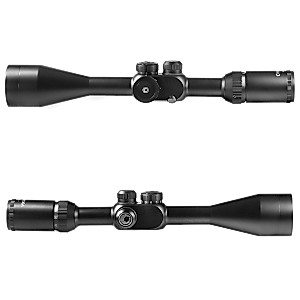 Barska AC10776 Illuminated Reticle Rifle Scope 6-20x50 First Focal Plane Mil-Dot Reticle, Black Matte