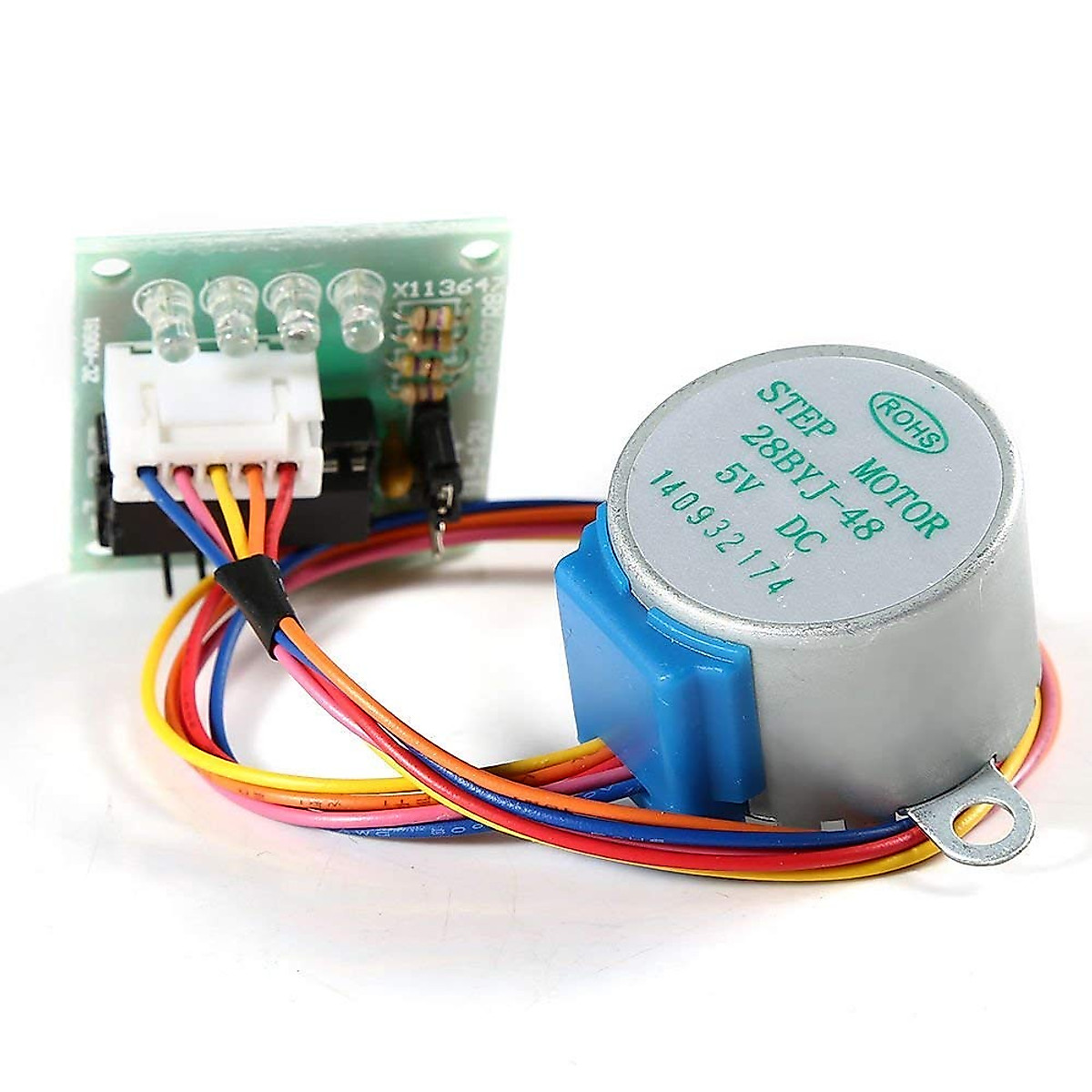 2 x 28BYJ-48 DC 5V Stepper Motor + ULN2003 Driver Test Module Board for Arduino Raspberry Pi