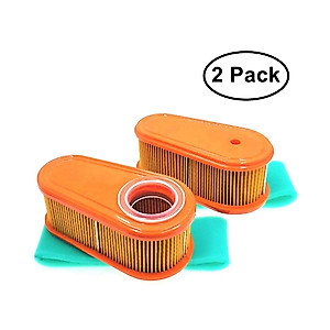 MOWFILL 2 Pack 795066 Air Filter Replace for BS 5419,796254 OEM Air Cleaner Cartridge with 796254 Pre Filter Fits Lawn Mower Air Cleaner Element