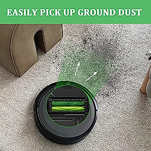 SogYupk Roller Brushes Replacement Parts,2 Set Multi-Surface Rubber Brush Compatible for E&I &J Series E5 E6 E7 i3 i3+ i4 i6 i6+ i7 i7+ i8 i8+Plus j7 j7+ Vacuum Accessories.