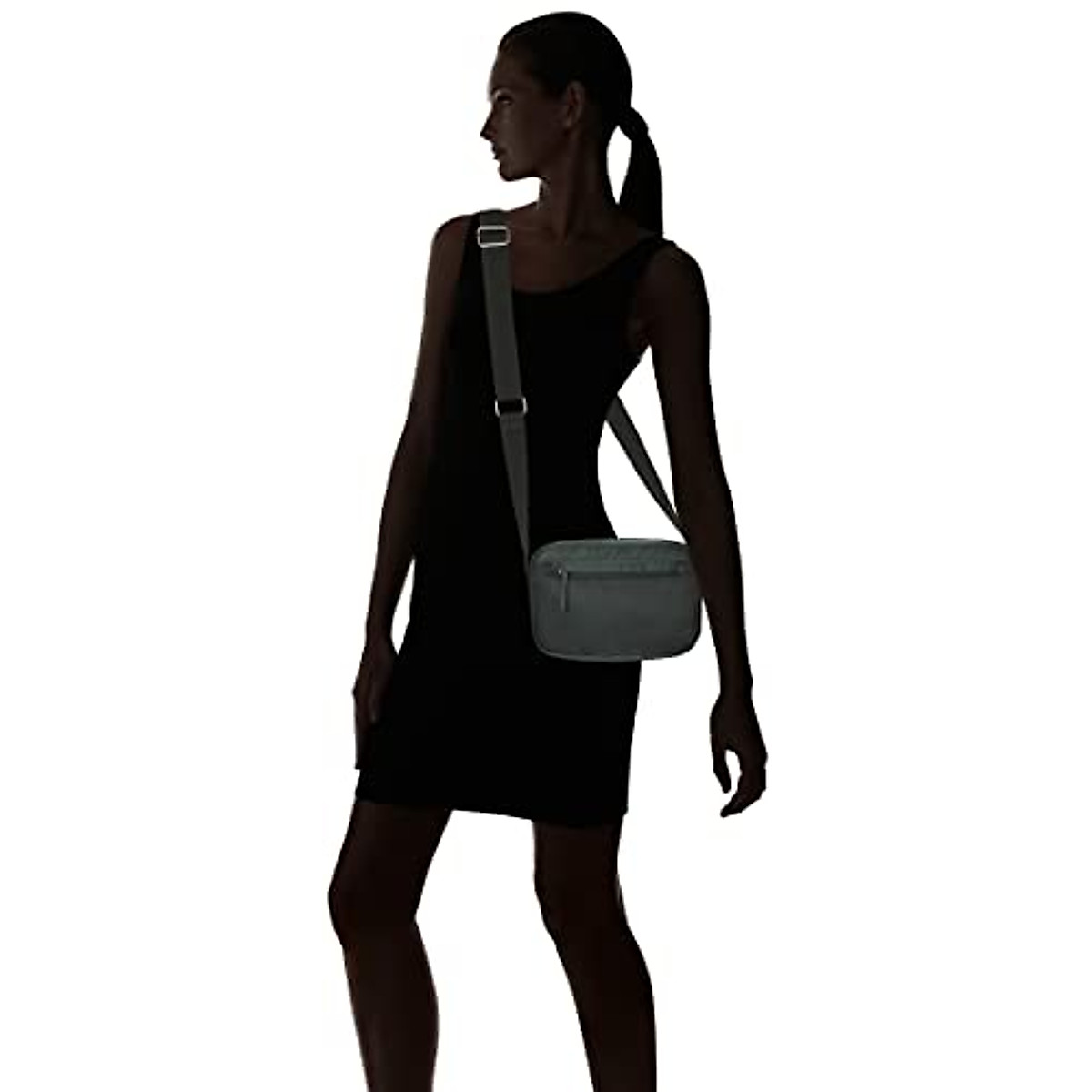 Amazon Essentials womens Seeca crossbody bag, Deep Green, One size US