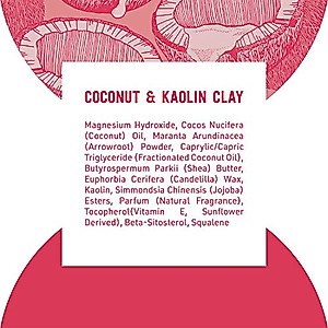 Schmidt's Aluminum Free Natural Deodorant Coconut & Kaolin Clay 2-pk for Women and Men, with 24 Hour Odor Protection, Certified Natural, Cruelty Free, Vegan Deodorant 2.65oz